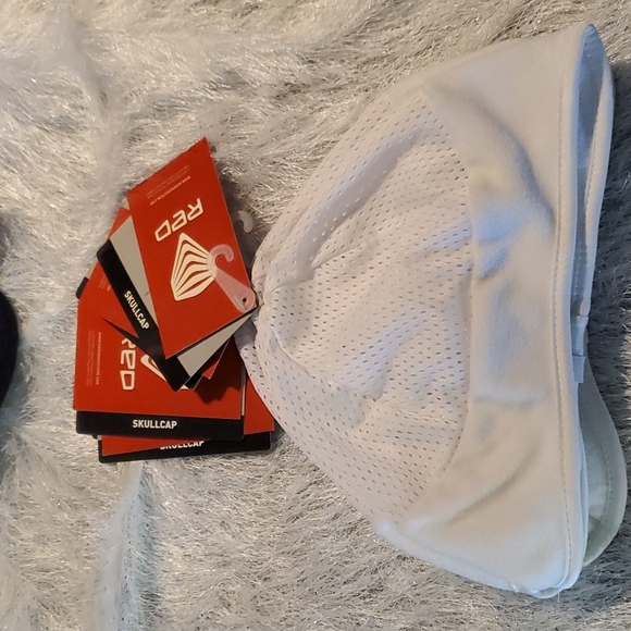 Red | Accessories | Red Skull Cap | Poshmark